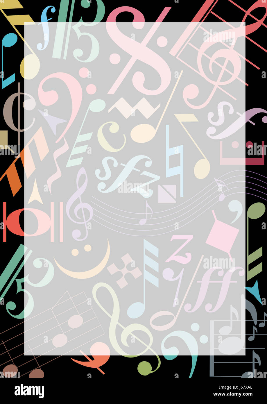 background of colored music Stock Photo - Alamy