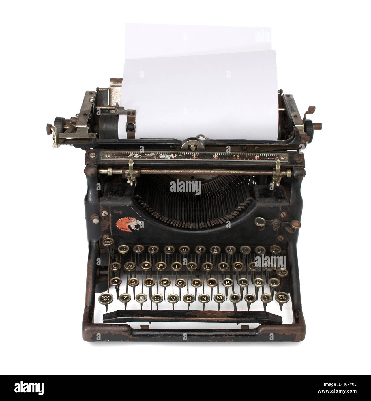 note memo antique retro old sheet of paper paper machine note memo ...