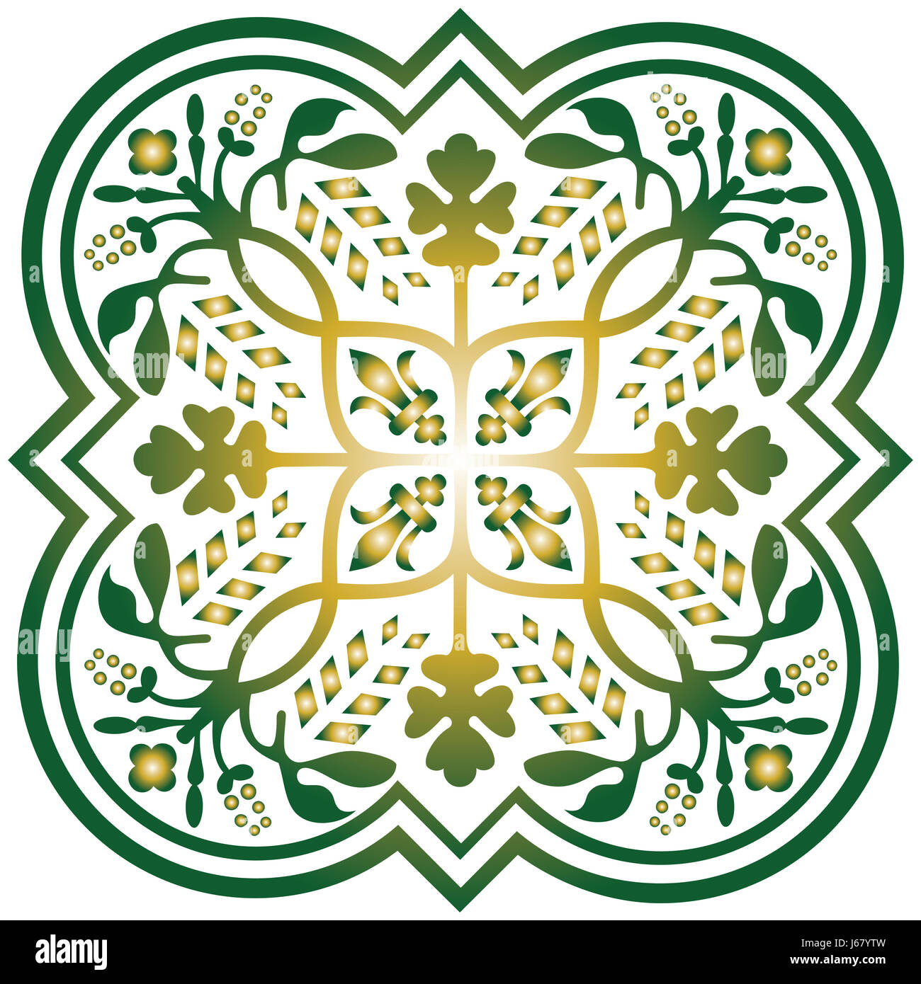 Floral design shapes hi-res stock photography and images - Alamy