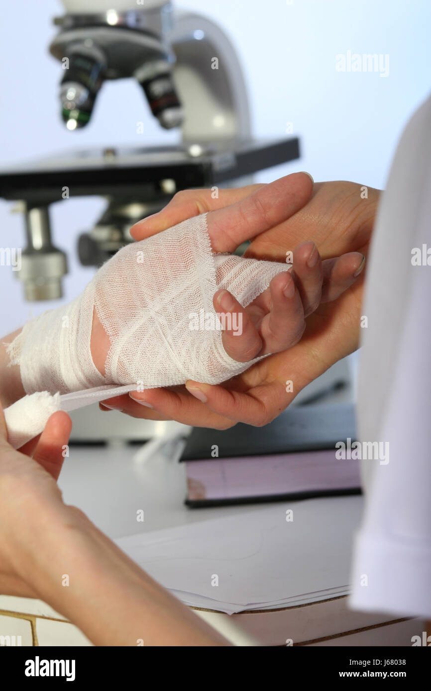 doctor physician medic medical practicioner bandage injury dressing ...