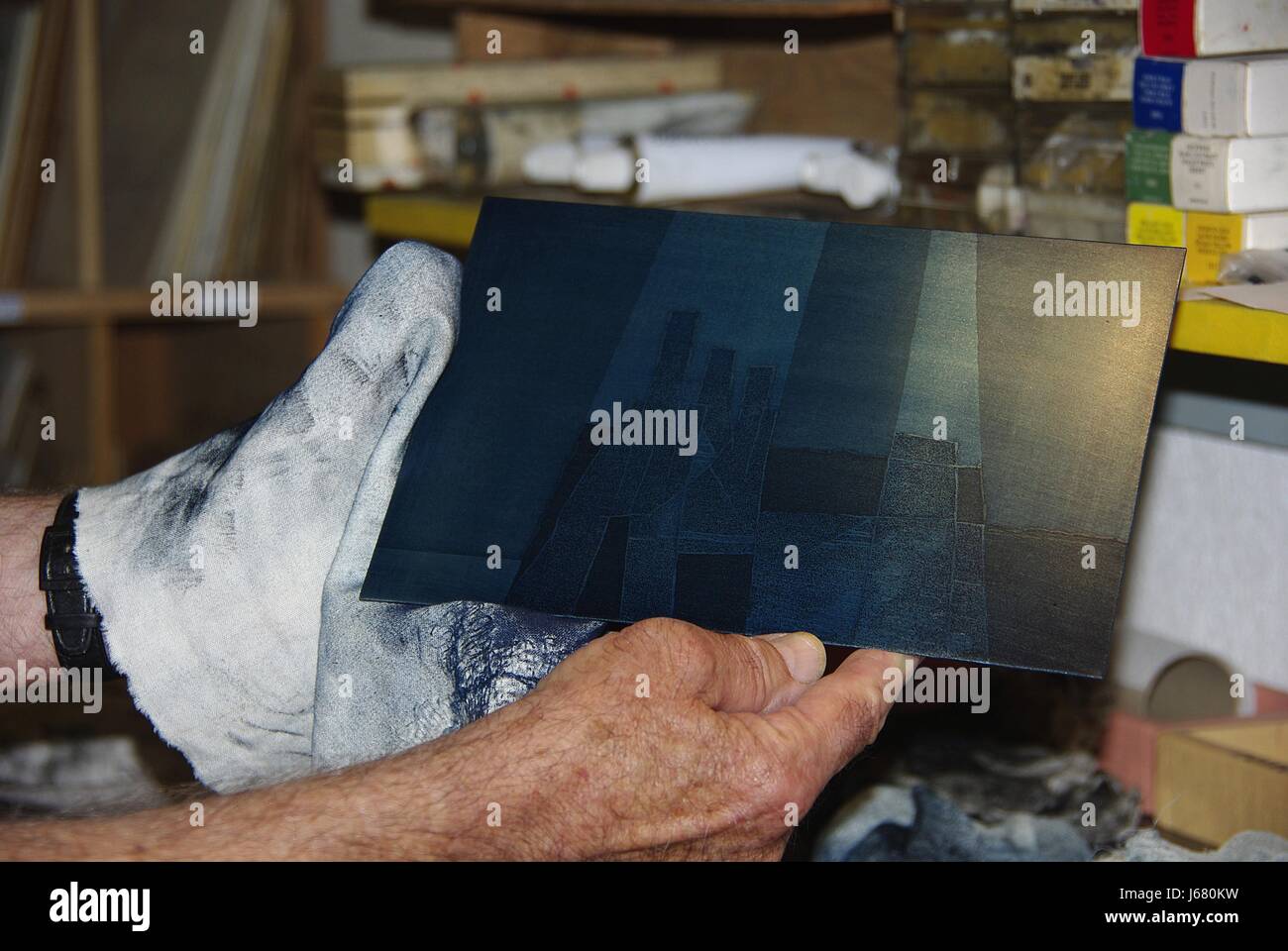 Etching in acid hi-res stock photography and images - Alamy