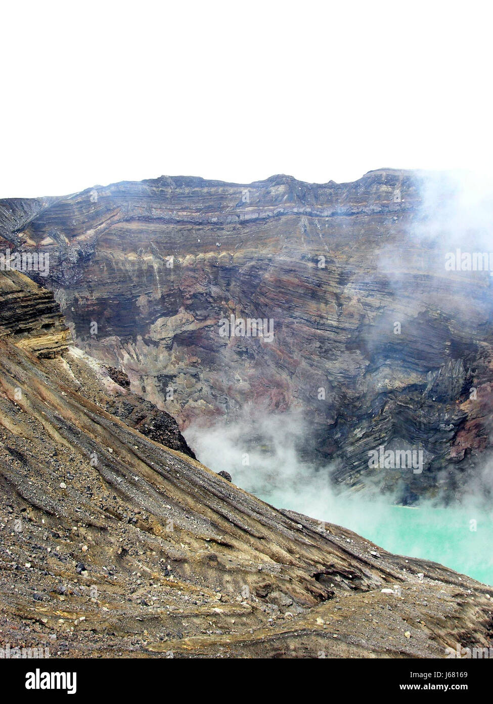 mt.aso japan active volcano Stock Photo - Alamy