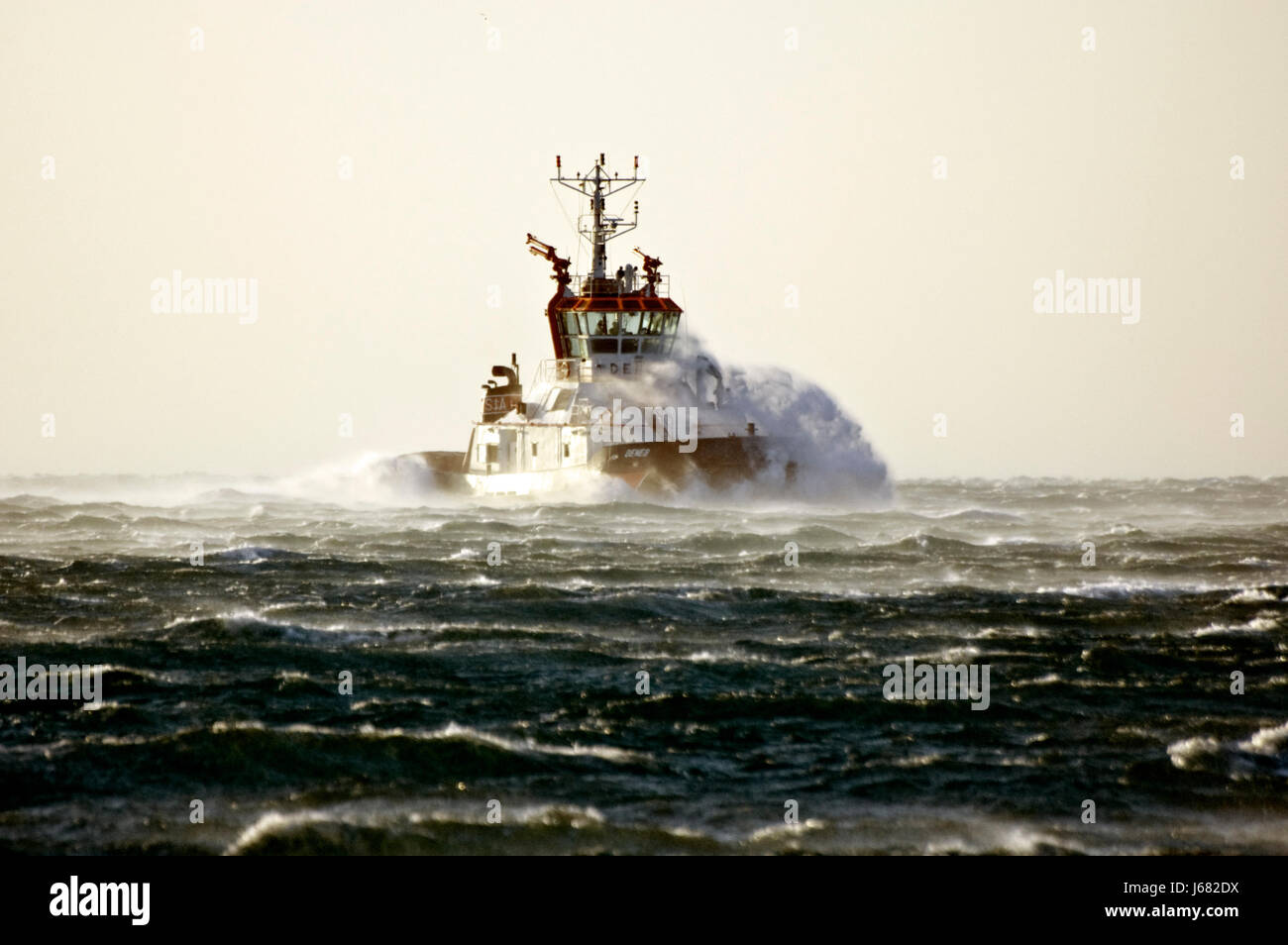 rough waves foam boat salt water sea ocean water wind rowing boat ...
