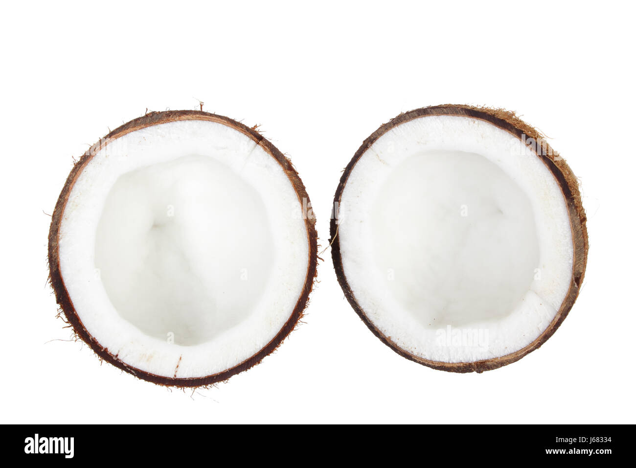 Two halves of the nut hi-res stock photography and images - Alamy