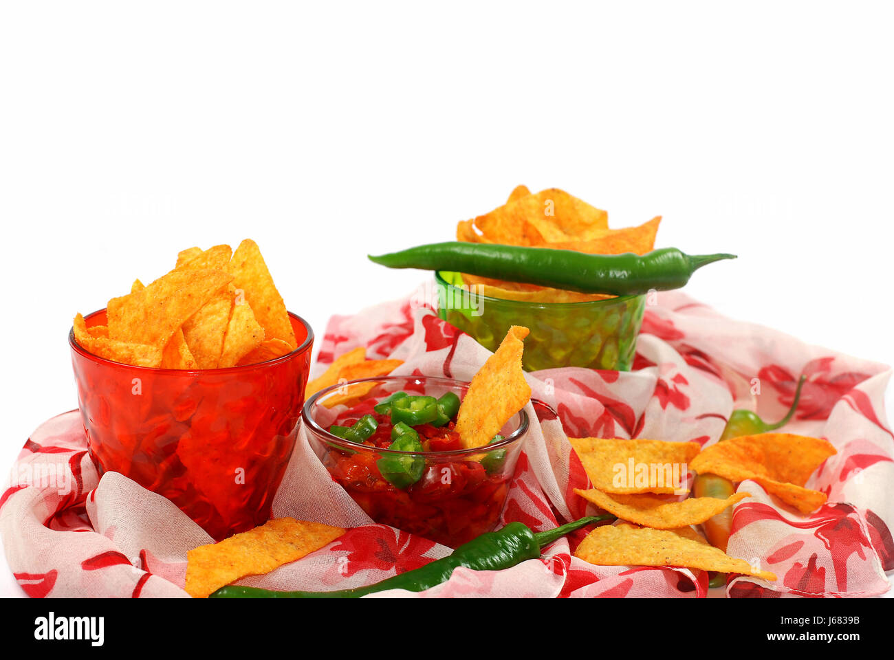 spicy red peppers paprika peppers thick chips trenchantly spicy mexican ...