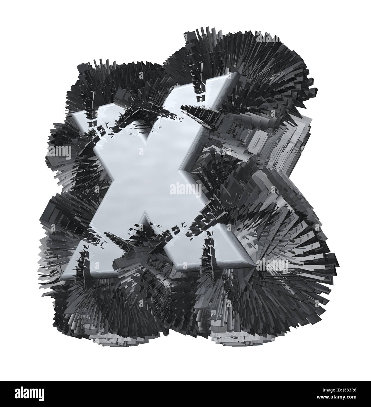 cross illustration metal dismal frowningly menacing phantasmagoric ...