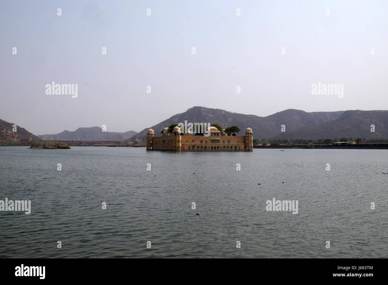 The palace Jal Mahal. Jal Mahal (Water Palace) was built during the ...