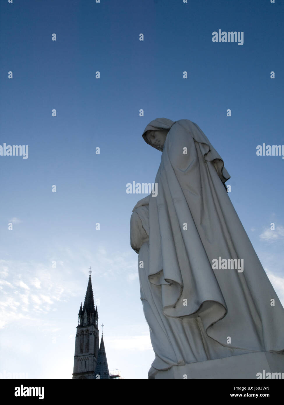 statue pray catholic basilica mary worship virgin religion church ...