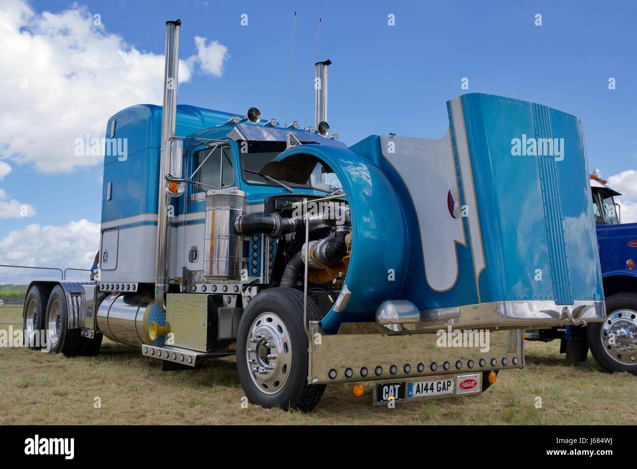 American Peterbilt truck at the Abingdon Air and Country Show Stock ...