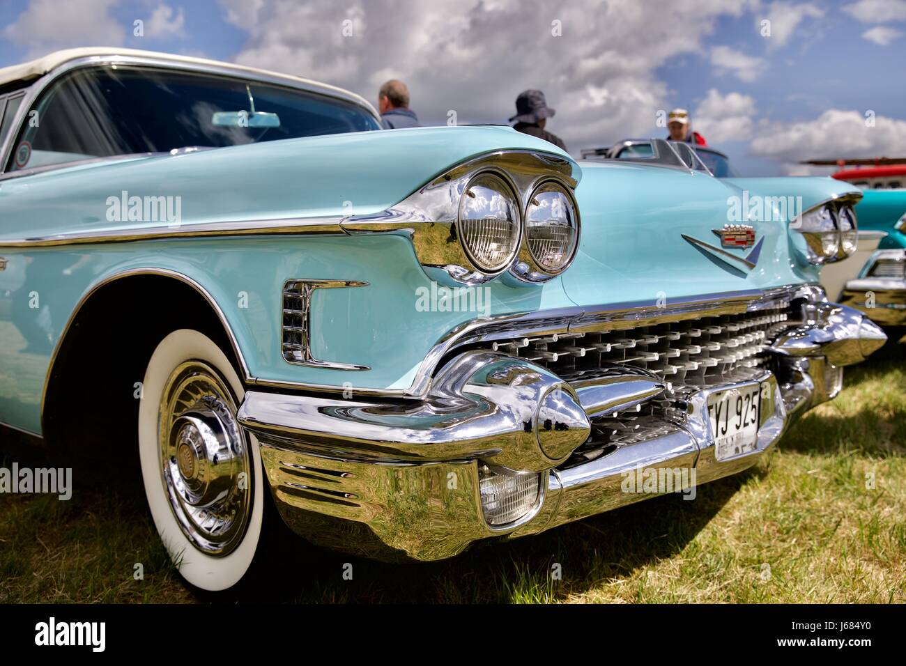 Blue cadillac convertible hi-res stock photography and images - Alamy