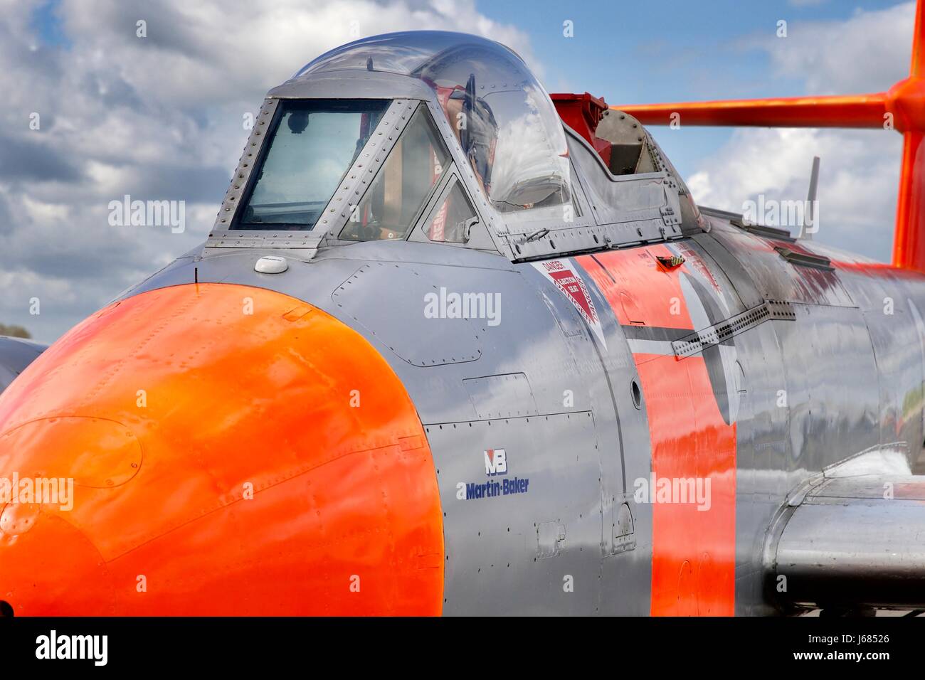 Martin Baker Gloster Meteor T7 Stock Photo - Alamy