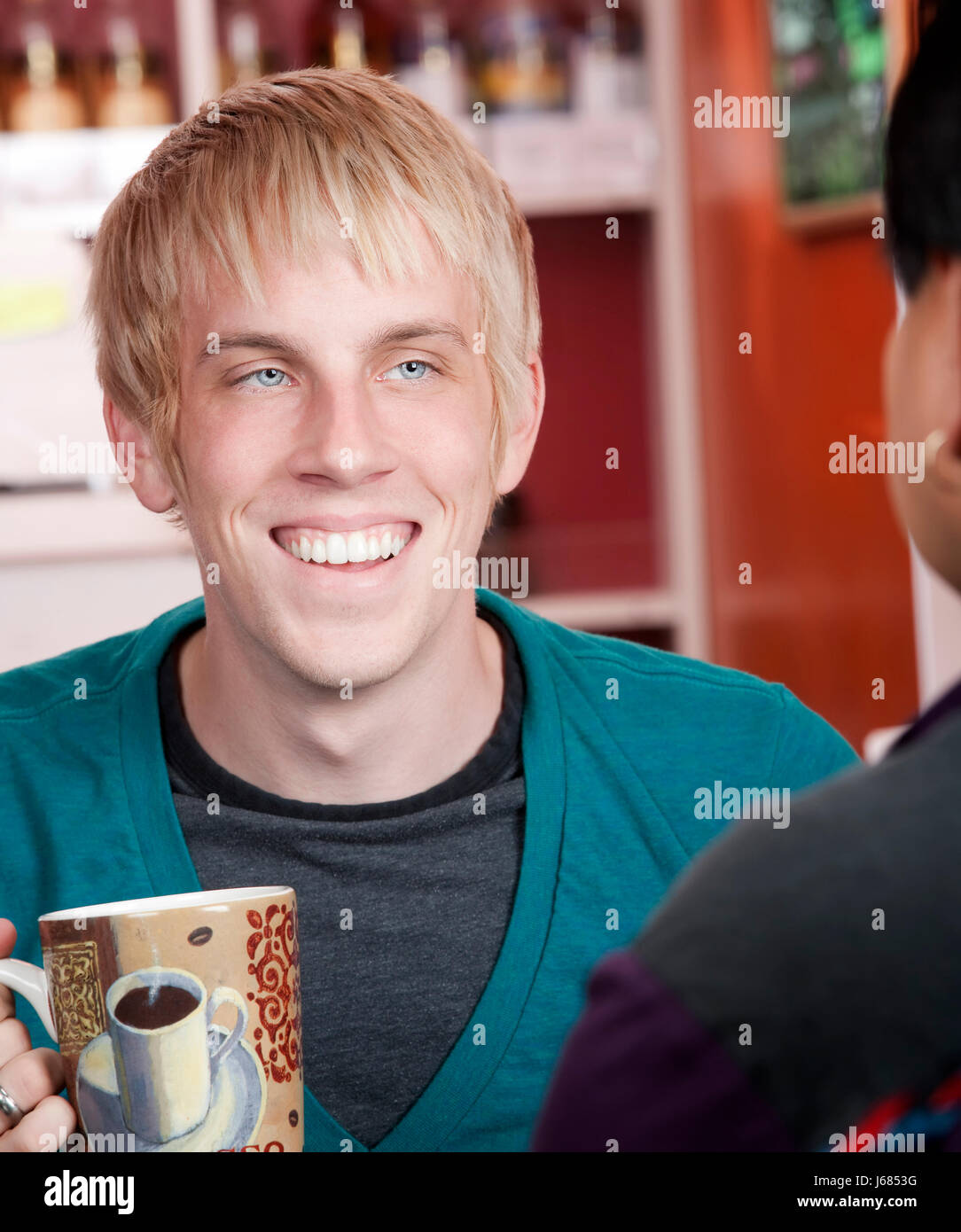 Man drinking coffee alert hi-res stock photography and images - Alamy