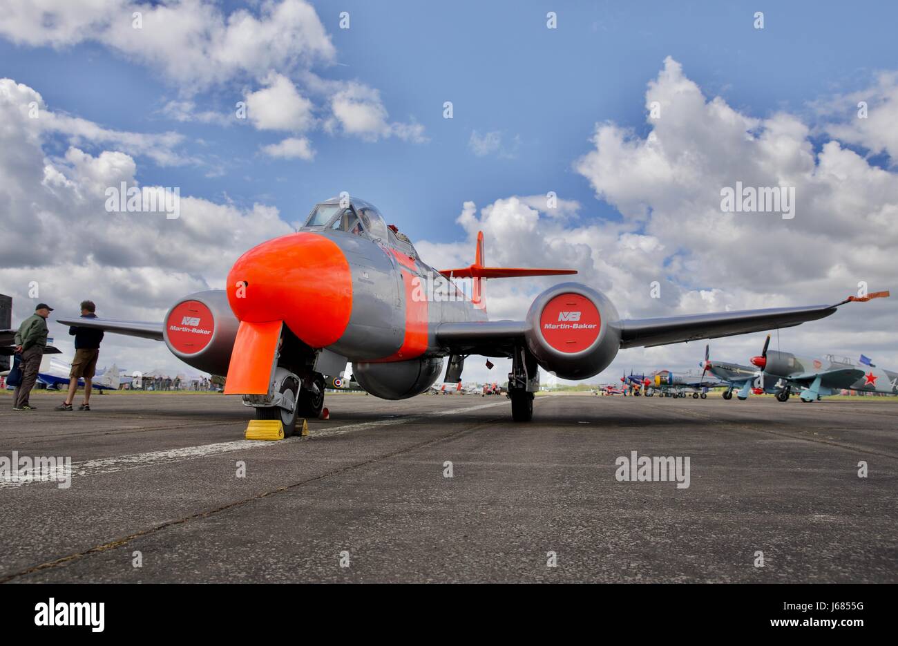 Martin Baker Gloster Meteor T7 Stock Photo - Alamy