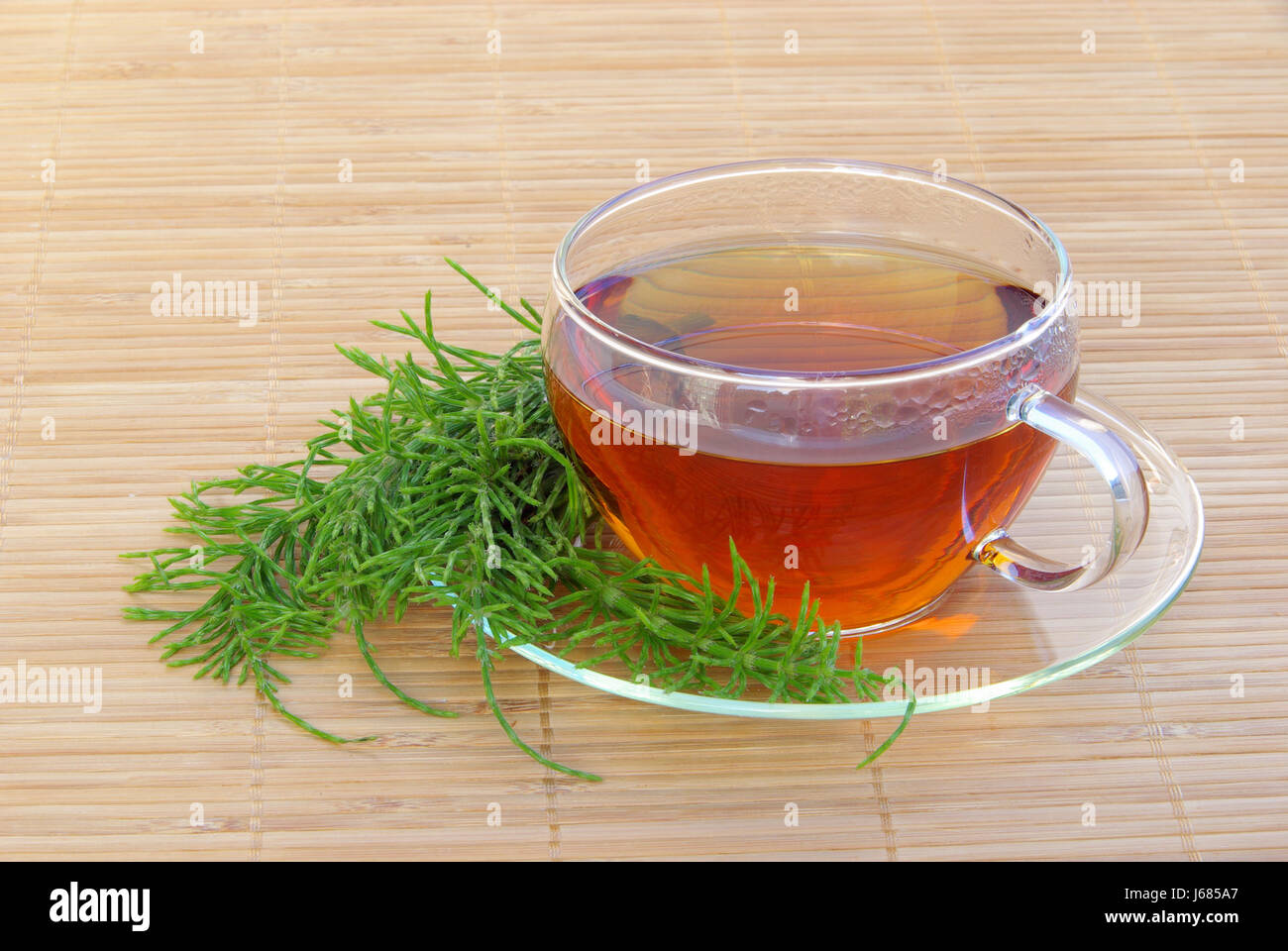 tea leaf horse tail horsetail herb tea cup glass chalice tumbler tea ...