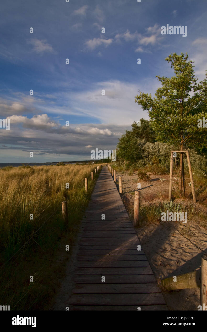beach seaside the beach seashore fortification path way salt water sea ...