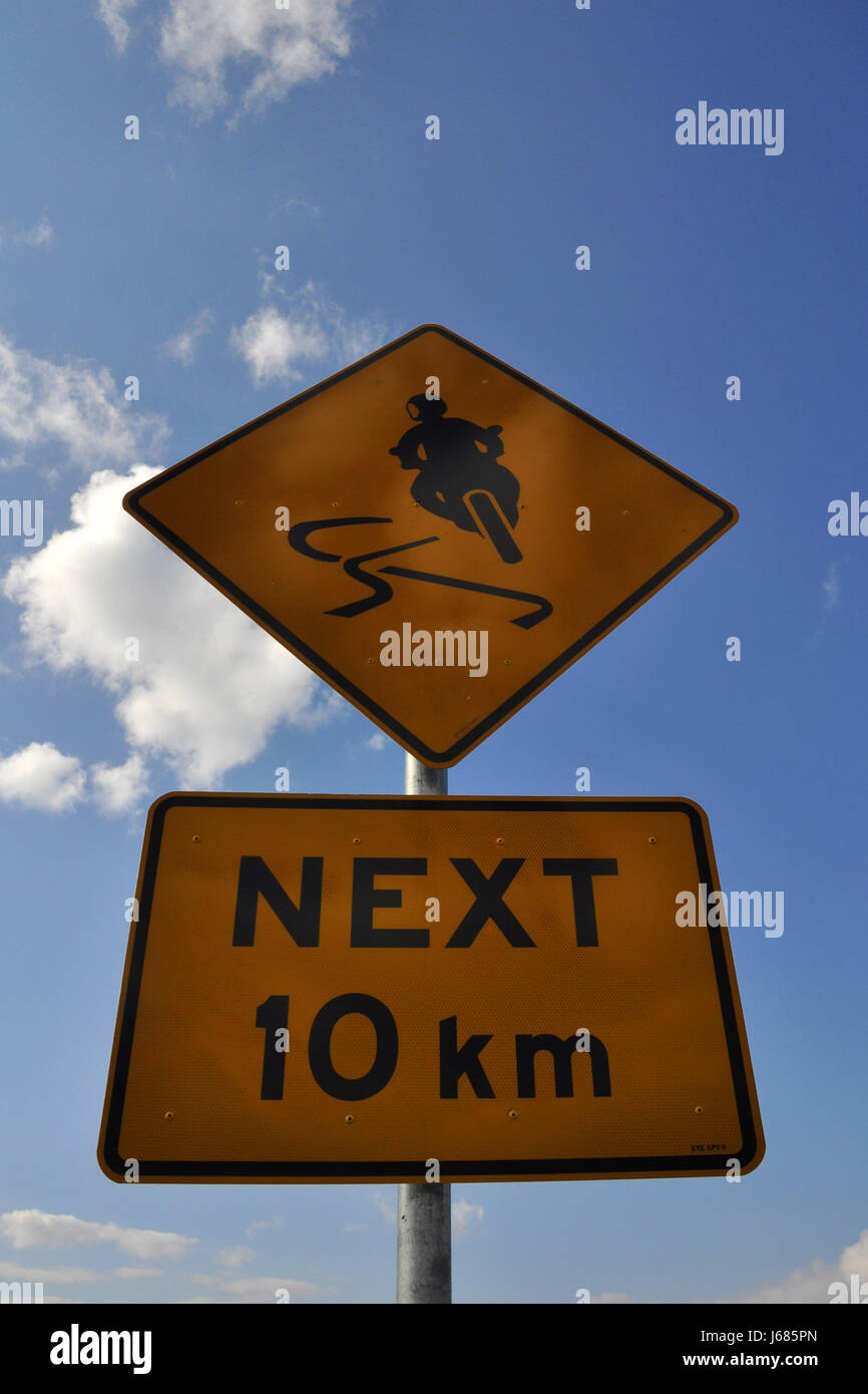Motorbike signal hi-res stock photography and images - Alamy