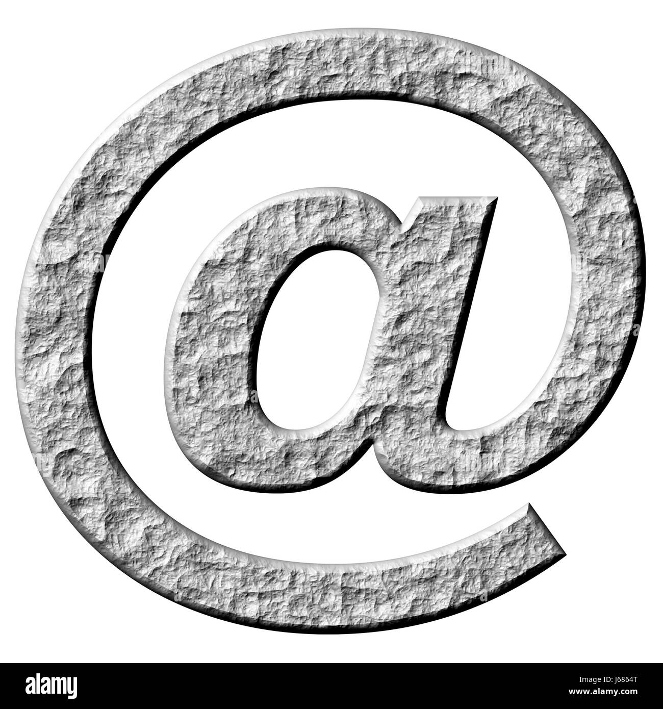 stone rock email mail sign icon pictogram symbol pictograph trade ...