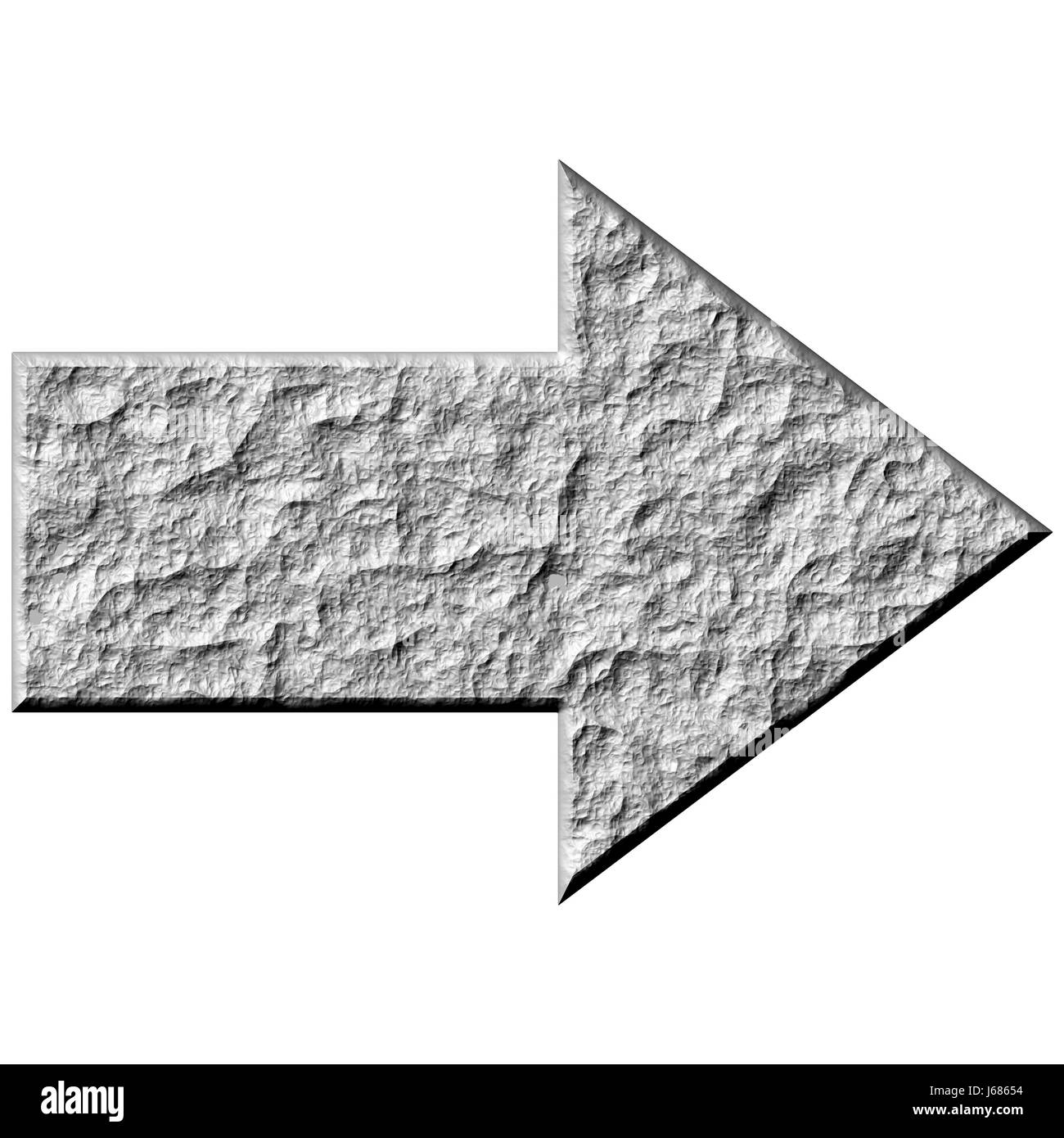 Stone arrow point Black and White Stock Photos & Images - Alamy