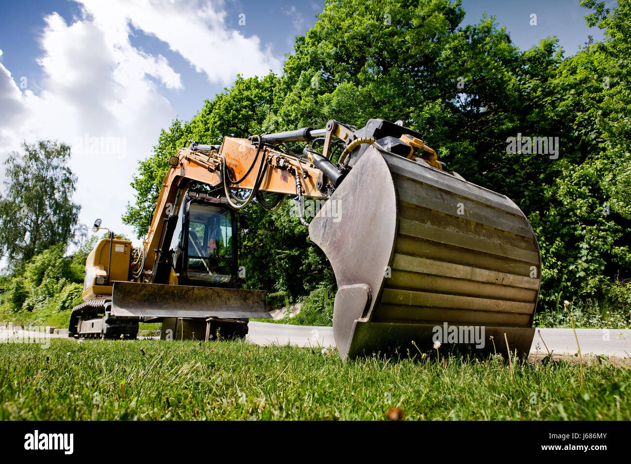 Track hoe hi-res stock photography and images - Alamy