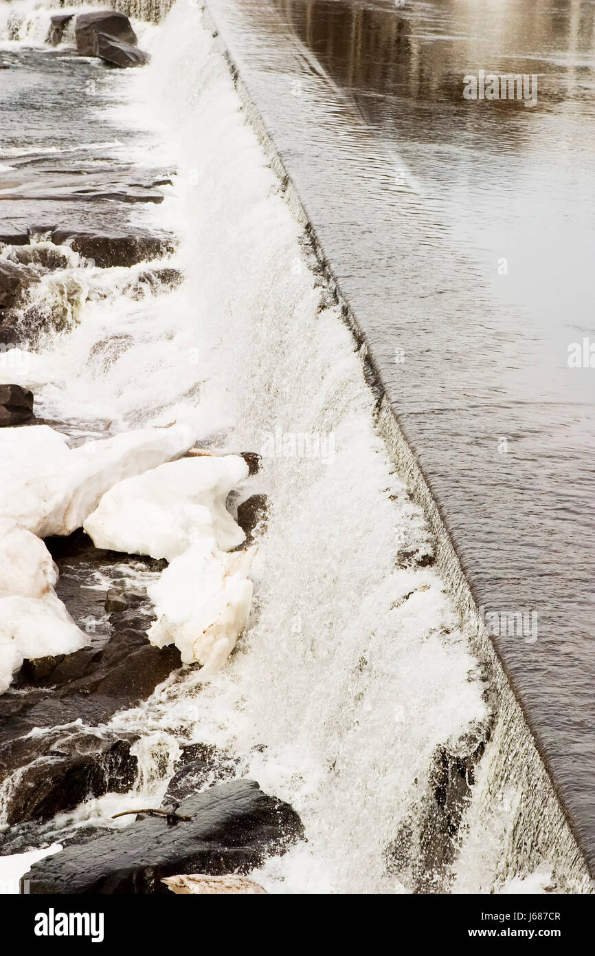 detail flow strong energy power electricity electric power stream foam ...