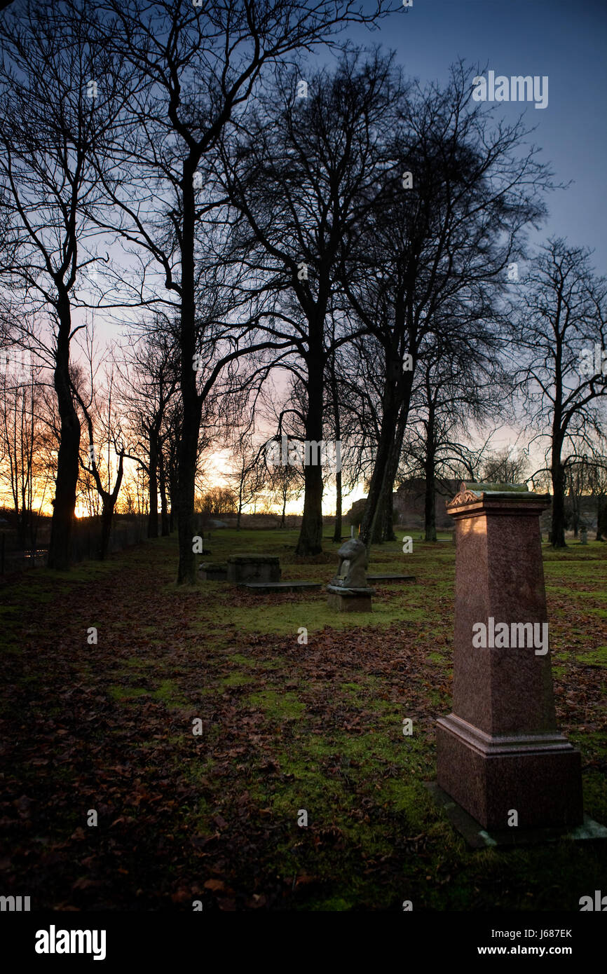 blue religion death tree stone green sunset rock cemetery gravestone ...