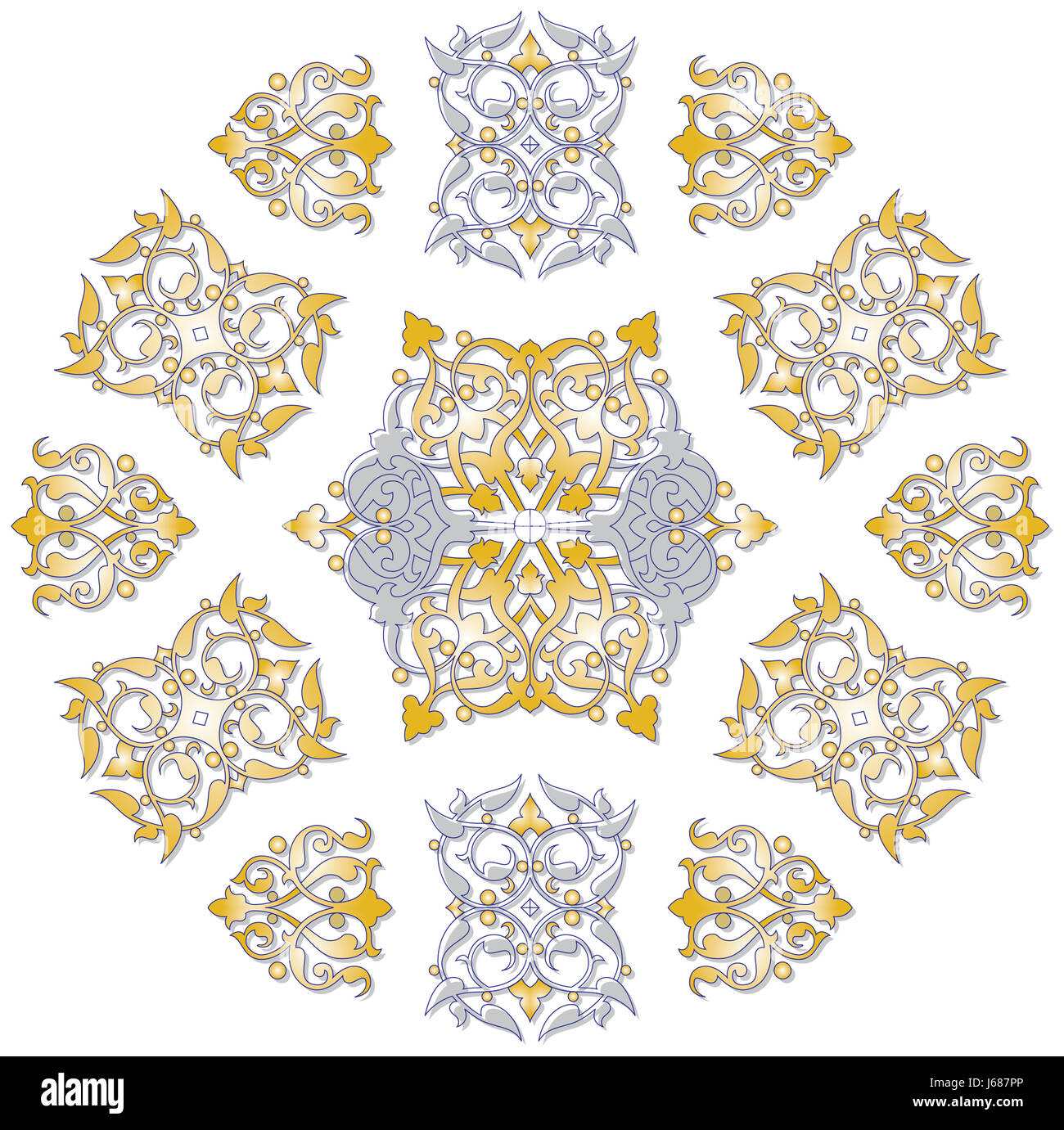 Ornamental pattern clipart hi-res stock photography and images - Alamy