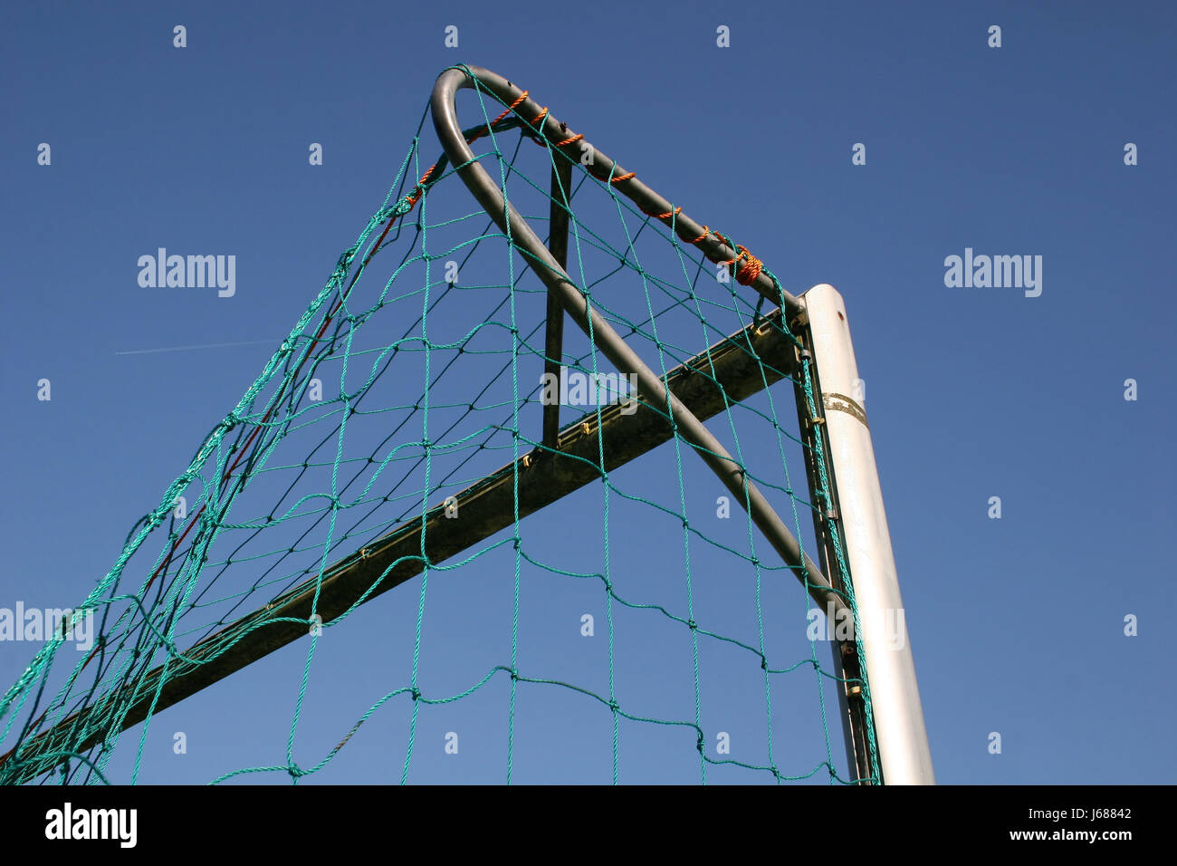 angle of a football goal Stock Photo - Alamy