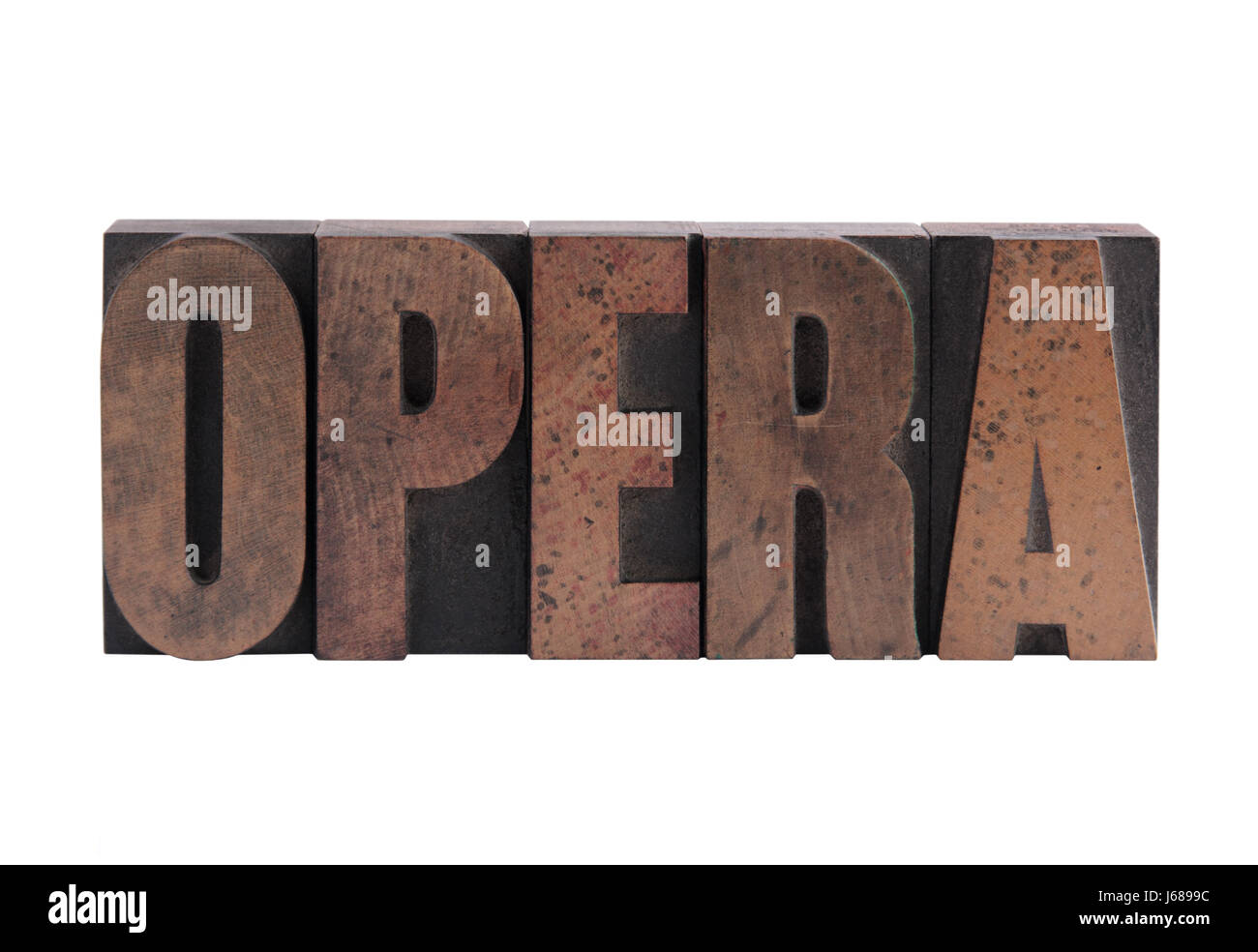 music opera letters word letterpress genre category style isolated ...
