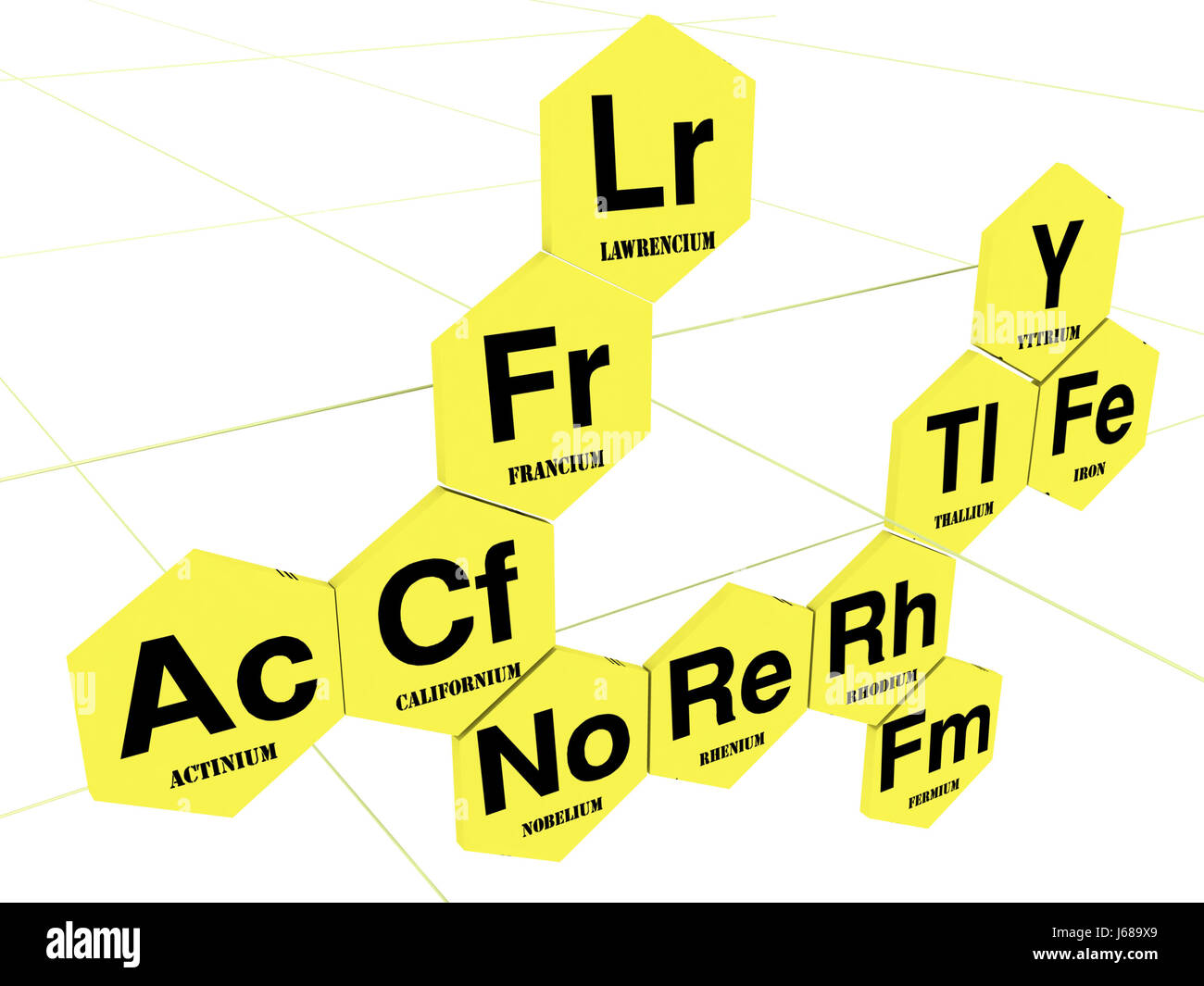 atom sign chemical elements sheet chart science lines illustration atom ...