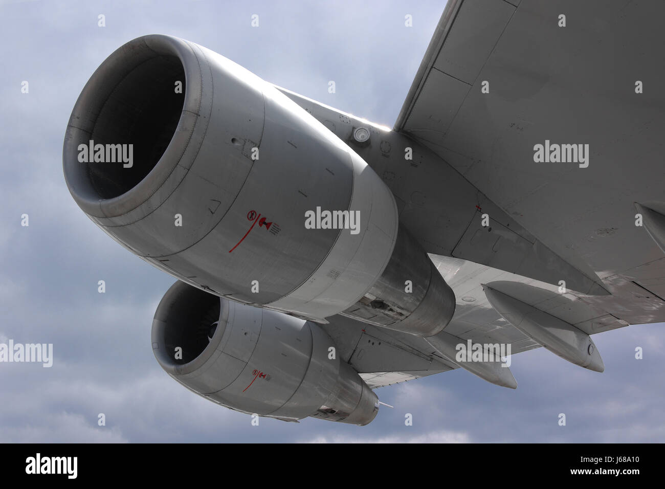 wing with turbines Stock Photo - Alamy