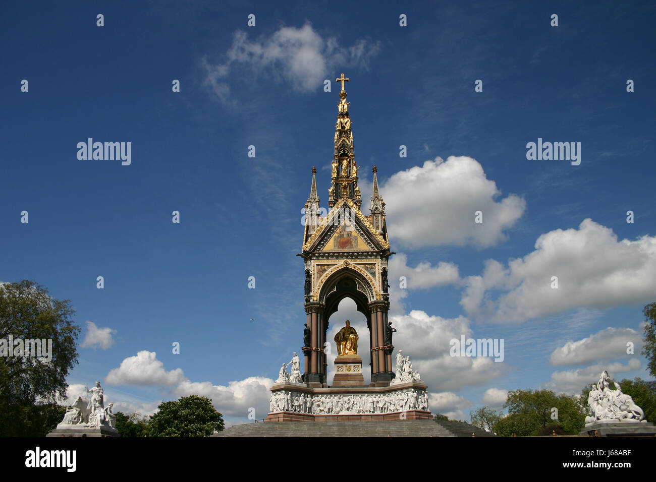price albert memorial in london Stock Photo - Alamy