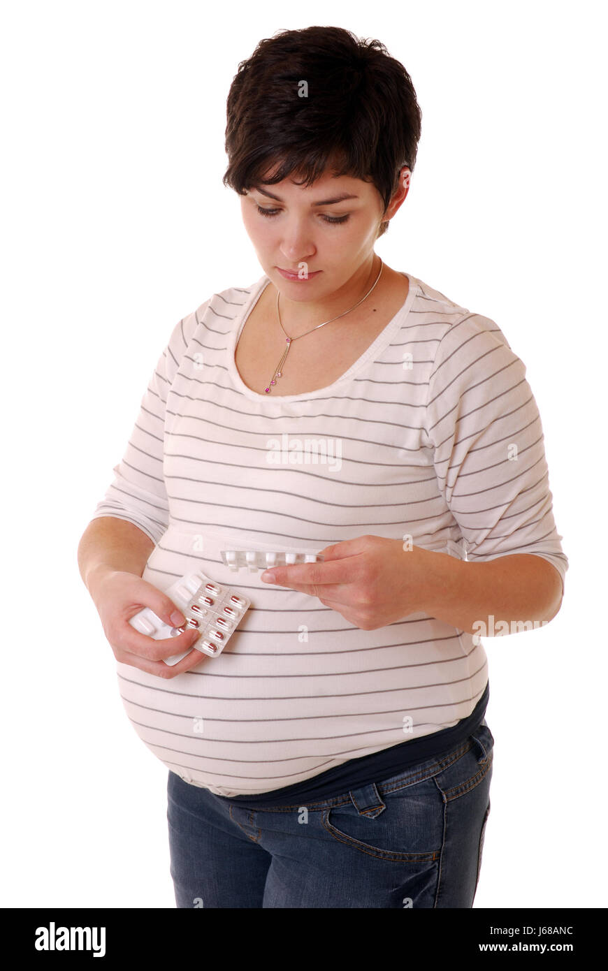 pregnant with tablets Stock Photo - Alamy