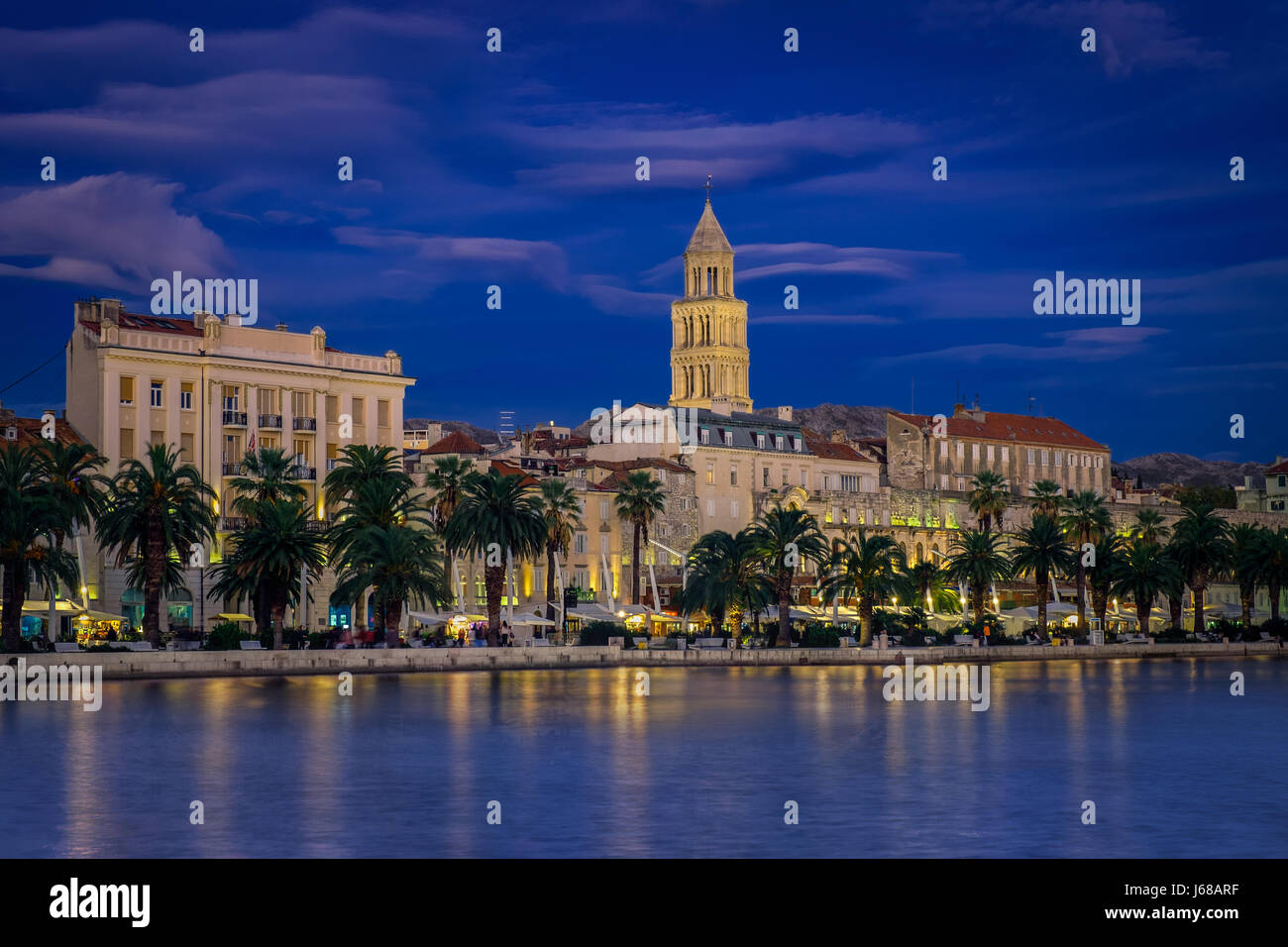 Panoramic View from Split Croatia Stock Photo - Alamy