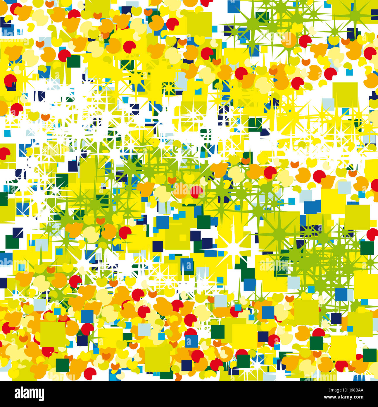 round about fantasy illustration square shape abstract design shaping ...