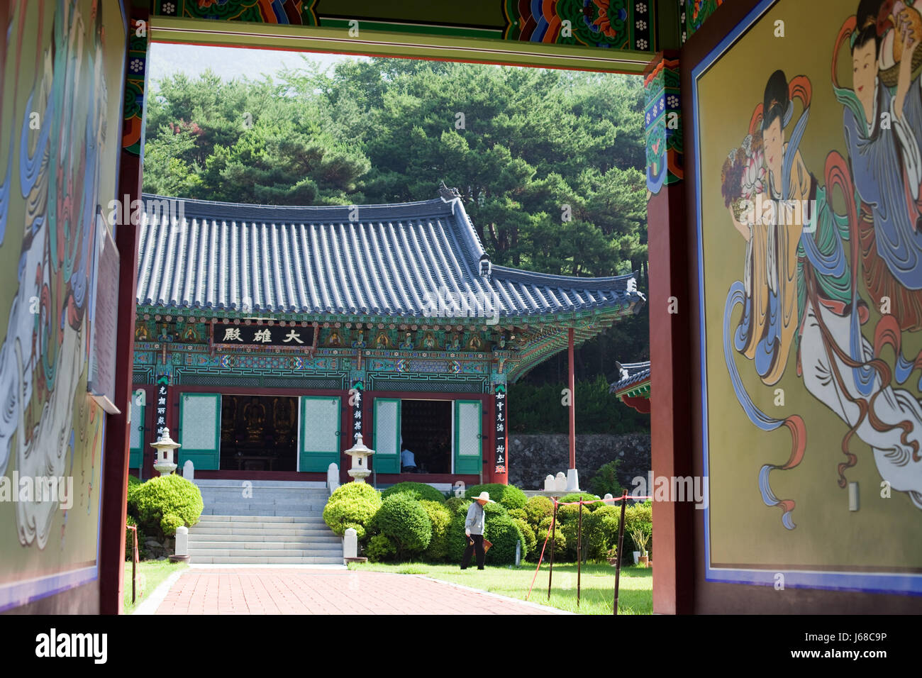 entrance to the temple Stock Photo - Alamy