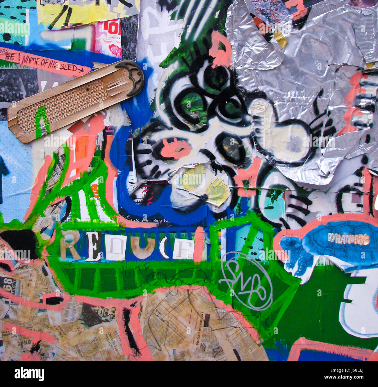 environment enviroment symbolic chaos confusion mess daub graffiti ...