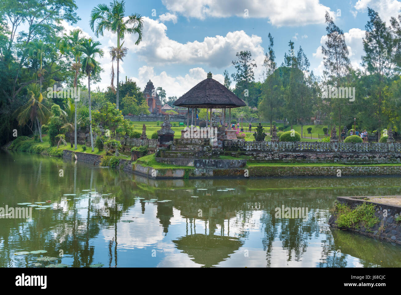 Bali, Indonesia - April 30, 2017 : Pura Taman Ayun is a compound of ...