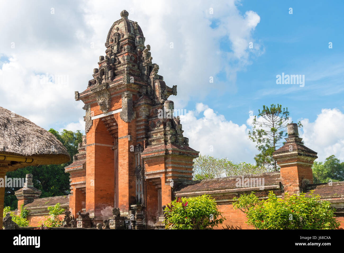 Bali, Indonesia - April 30, 2017 : Pura Taman Ayun is a compound of ...