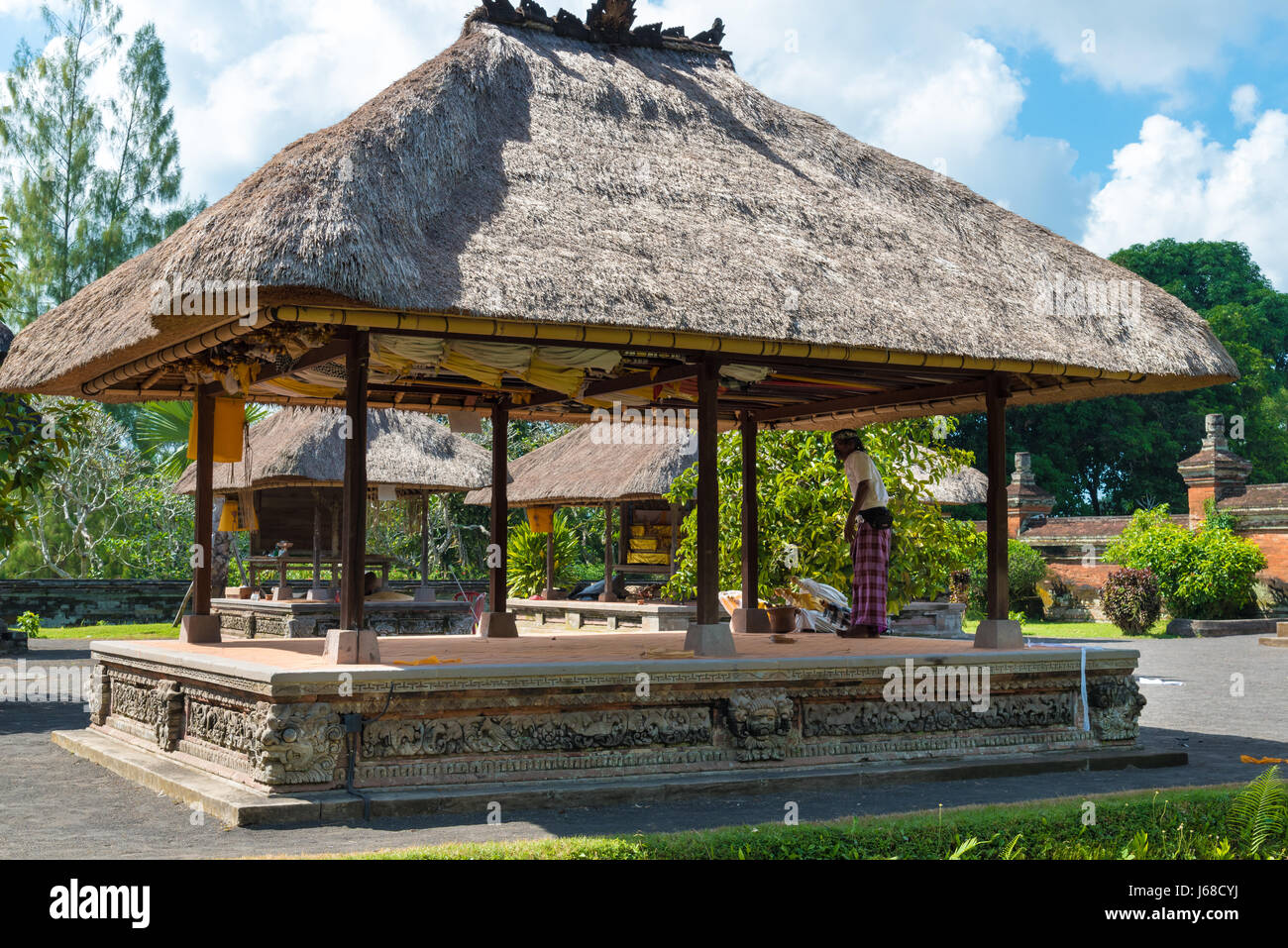Bali, Indonesia - April 30, 2017 : Pura Taman Ayun is a compound of ...
