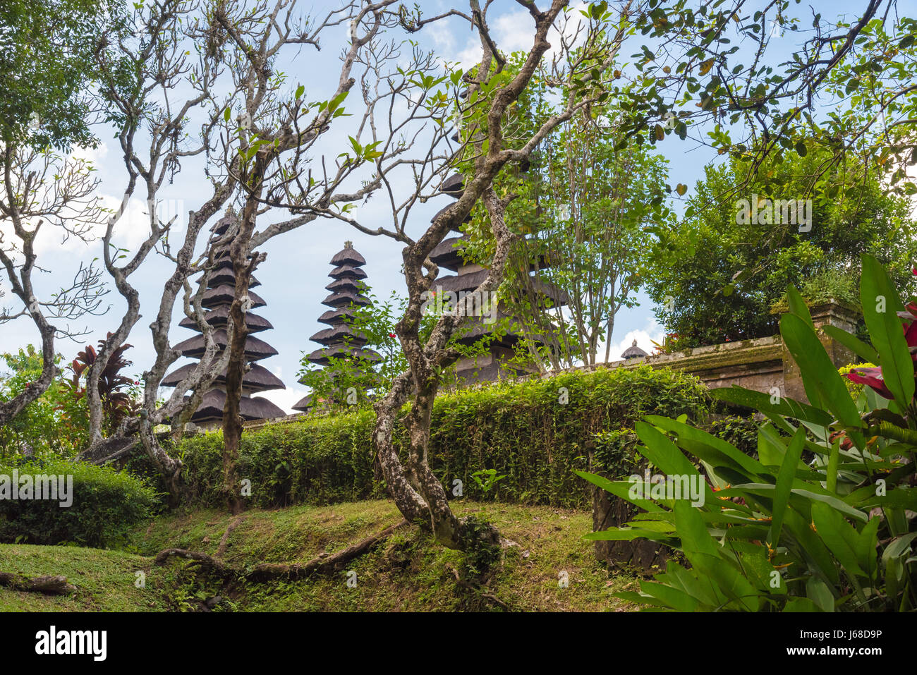 Bali, Indonesia - April 30, 2017 : Pura Taman Ayun is a compound of ...
