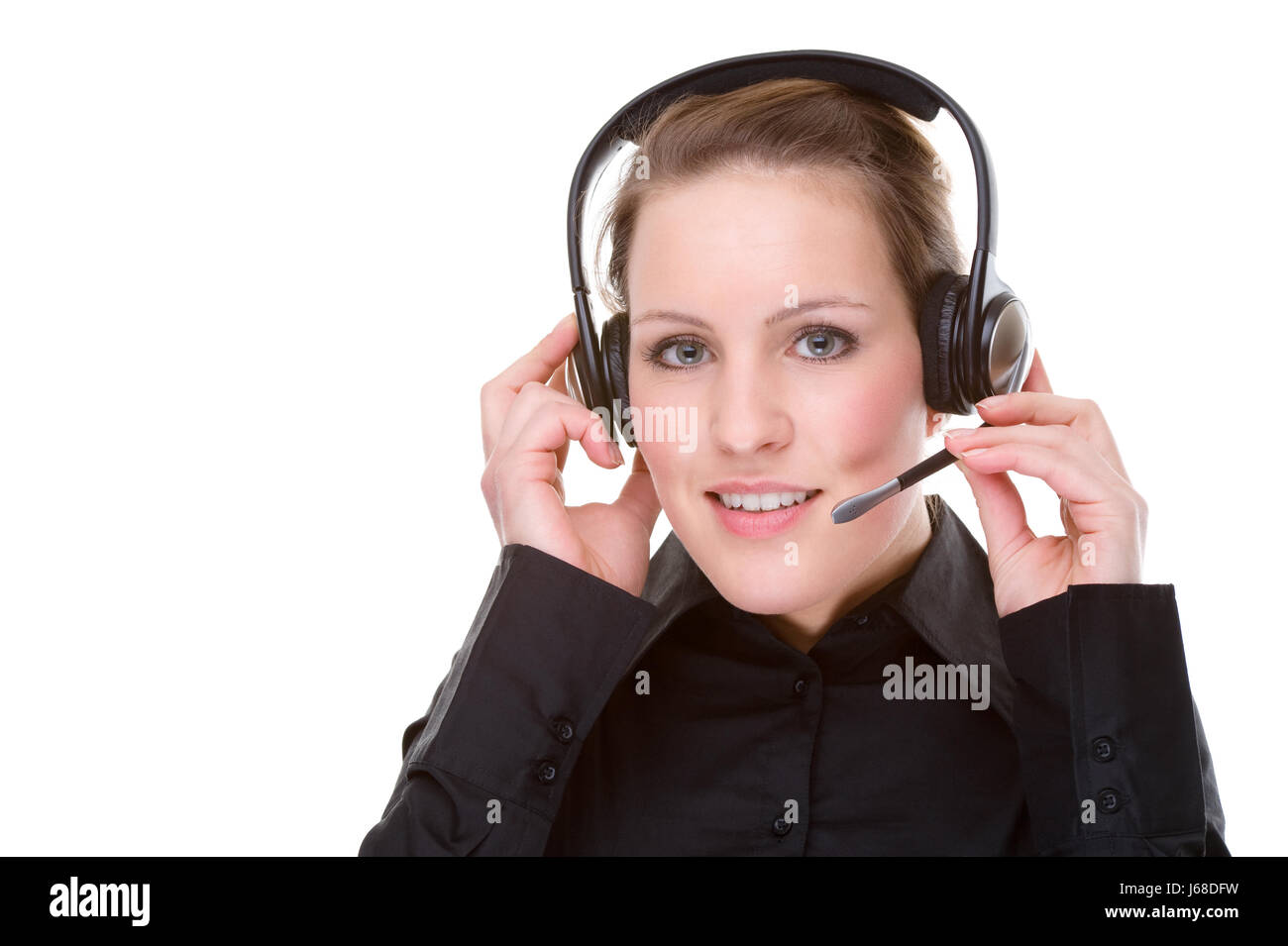 call center agent Stock Photo - Alamy