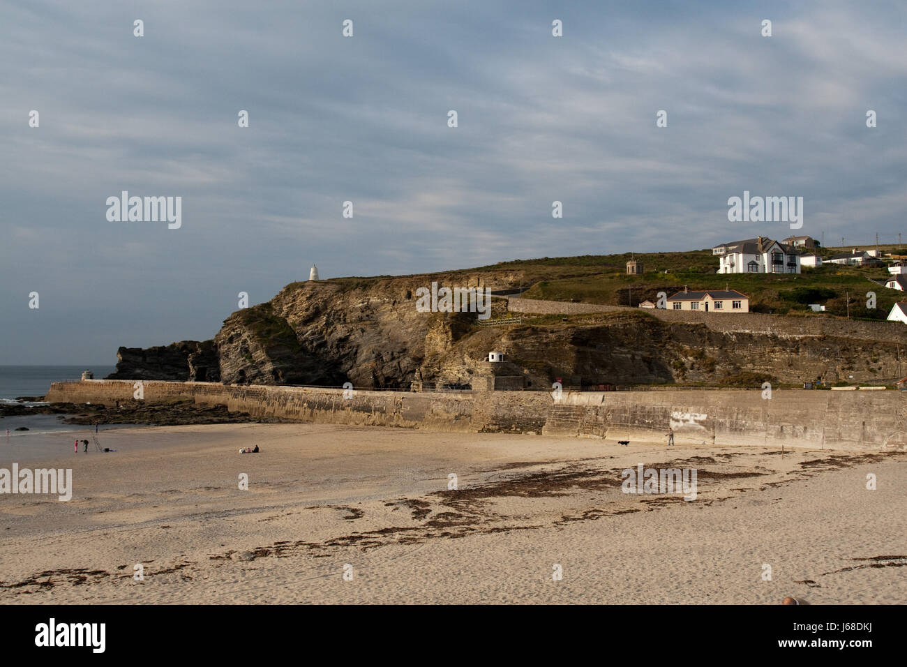 beach seaside the beach seashore evening england coast evening light ...