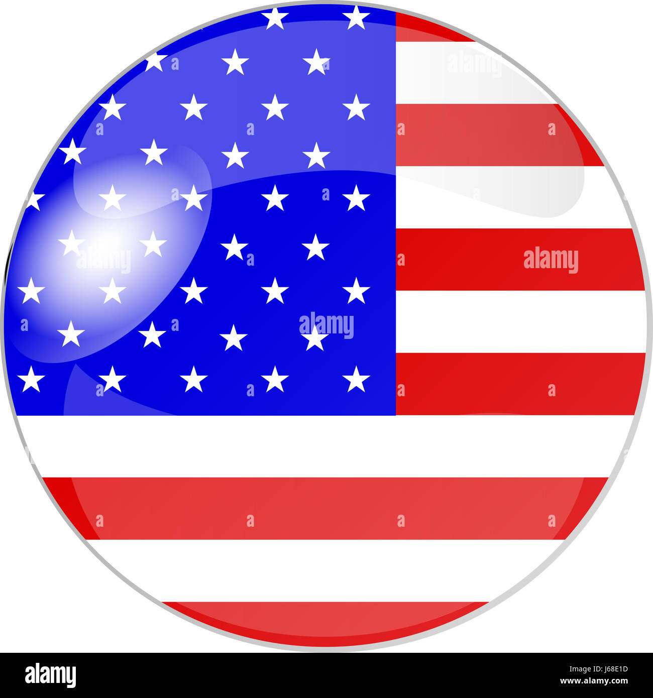 usa flag button nation complete perfect pictogram symbol pictograph ...
