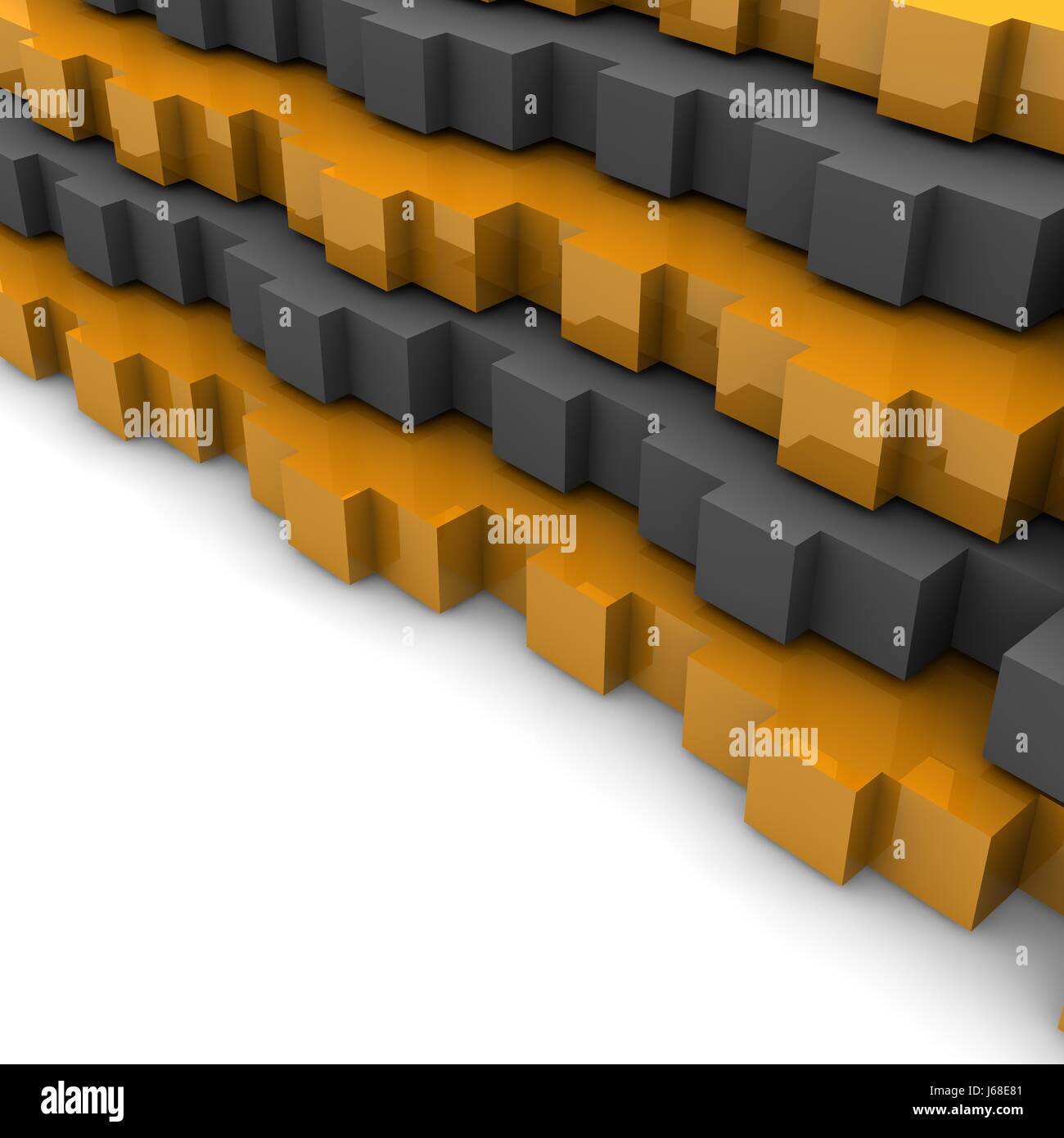 technical cube mechanical orange block wheel cog backdrop background ...