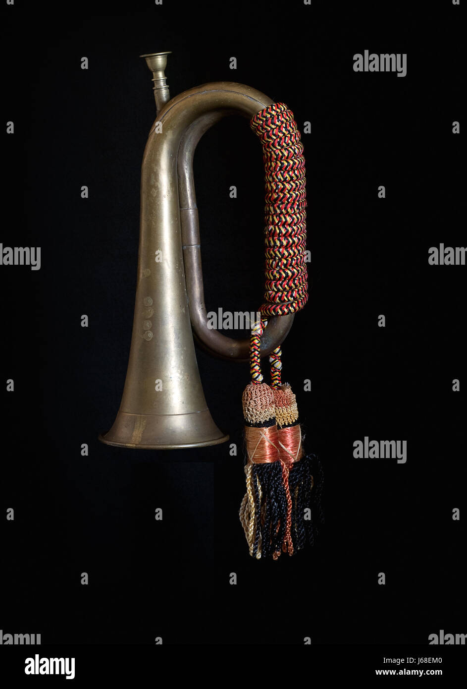 brass military bugle music vintage brass military mouthpiece bugle band ...