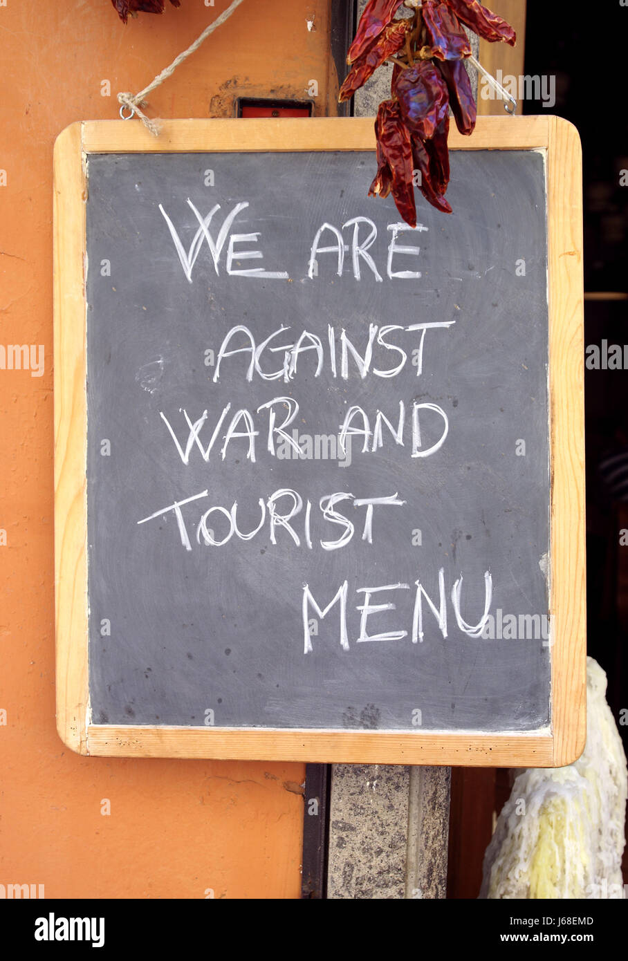 no tourist menu Stock Photo - Alamy