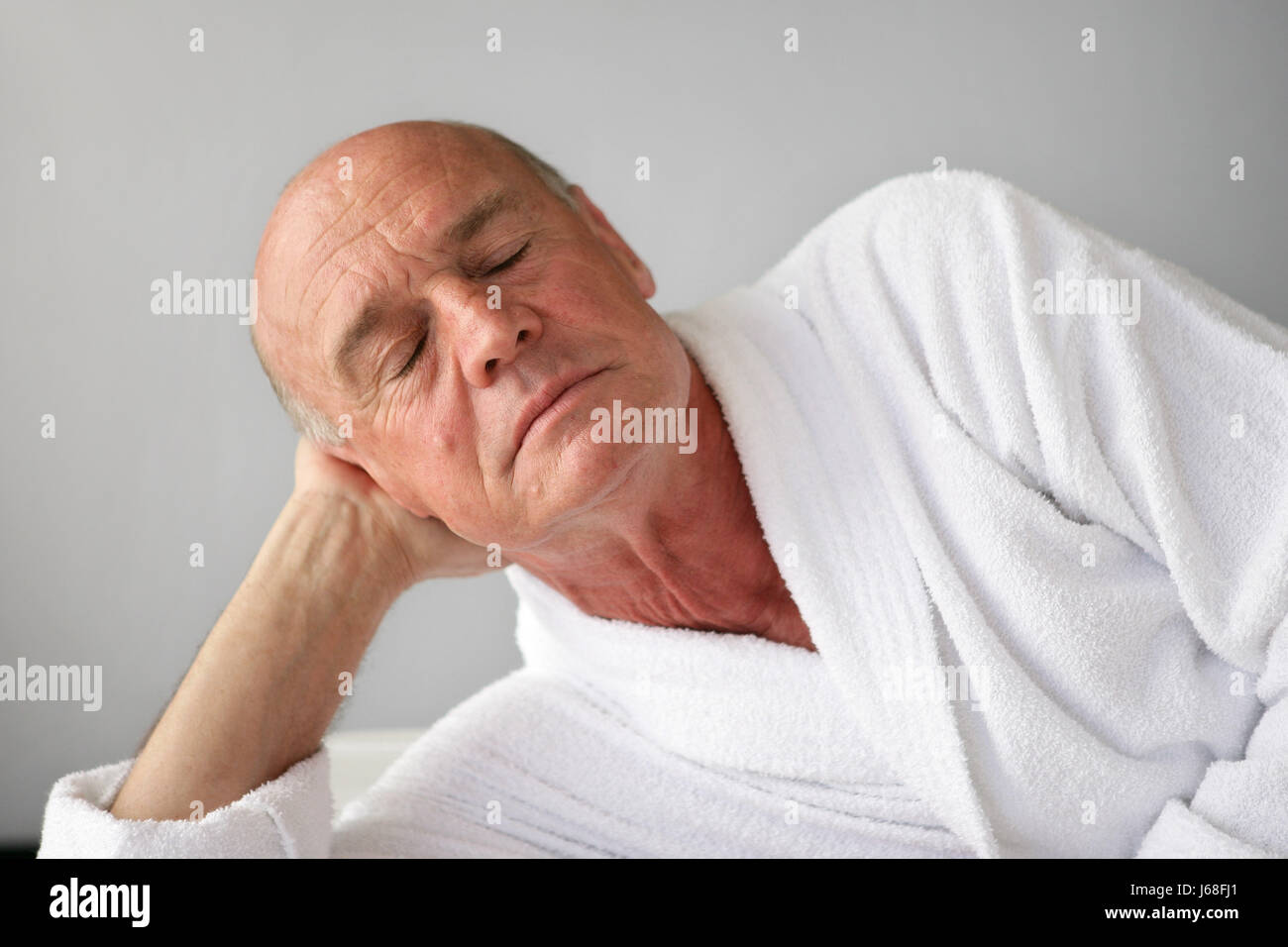 sleep sleeping wellness bathrobe facilitate ease resting relax recover ...