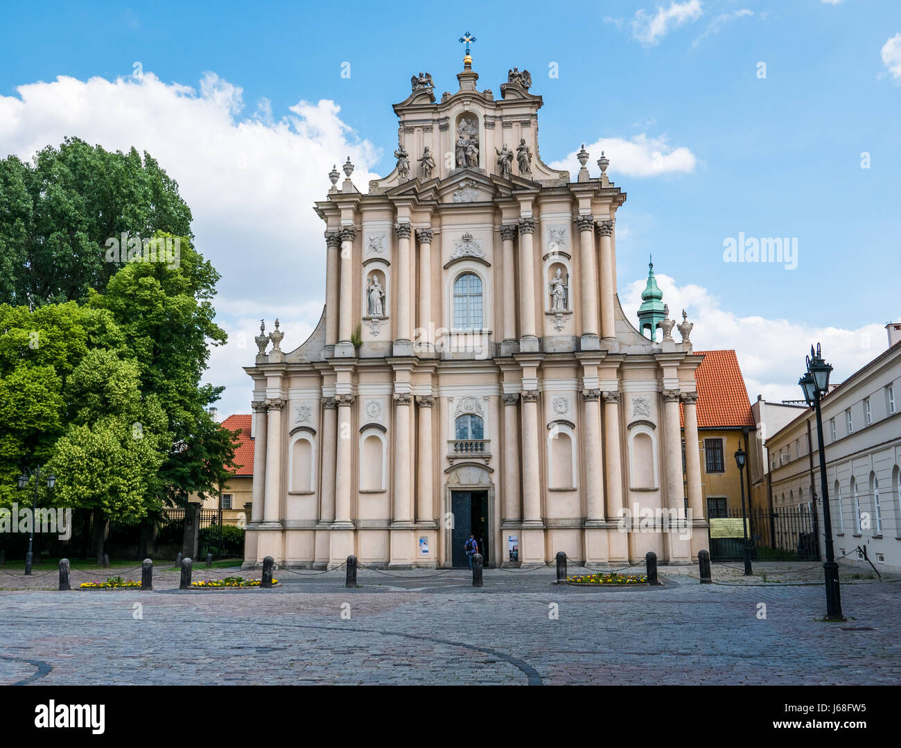 Warsaw, Poland - 3 June 2016 - Church of the Assumption of the Virgin ...