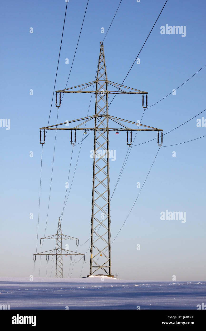 Starkstrommast hi-res stock photography and images - Alamy