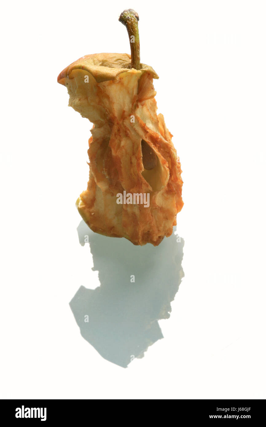 Apfelrest Cut Out Stock Images & Pictures - Alamy